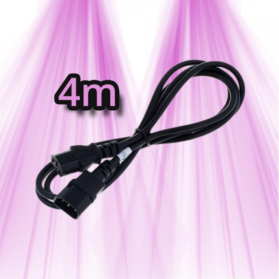 4M IEC Cable Extension - Get a longer cable for your grow light - GrowLED
