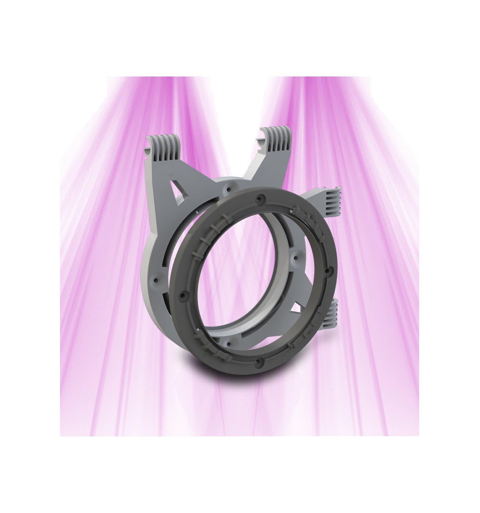 Ducting Flange support for Ø16mm - Ø19mm tubes - GrowLED