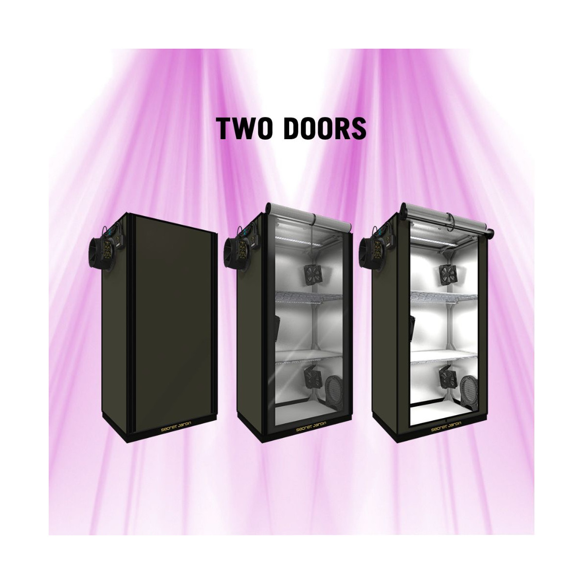 Secret Jardin GR60 The Original 60 complete kit - Grow room with lamp ...