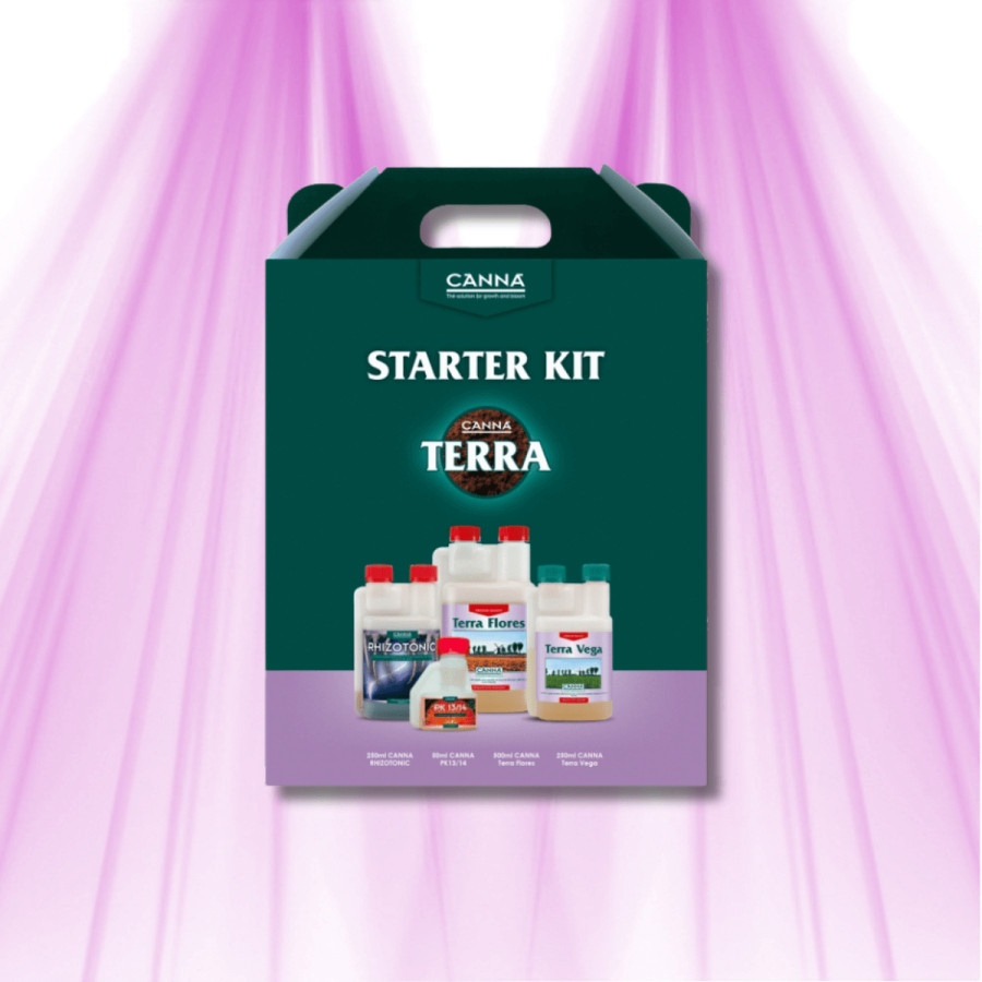Canna TERRA Starter SET - Easy fertilizer pack - GrowLED